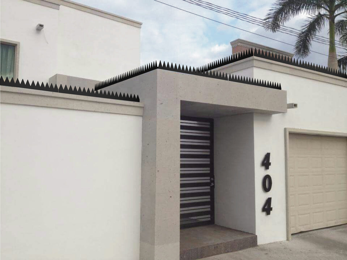 Picos de Protección antisaltos para bardas y techos – Laytech Metal